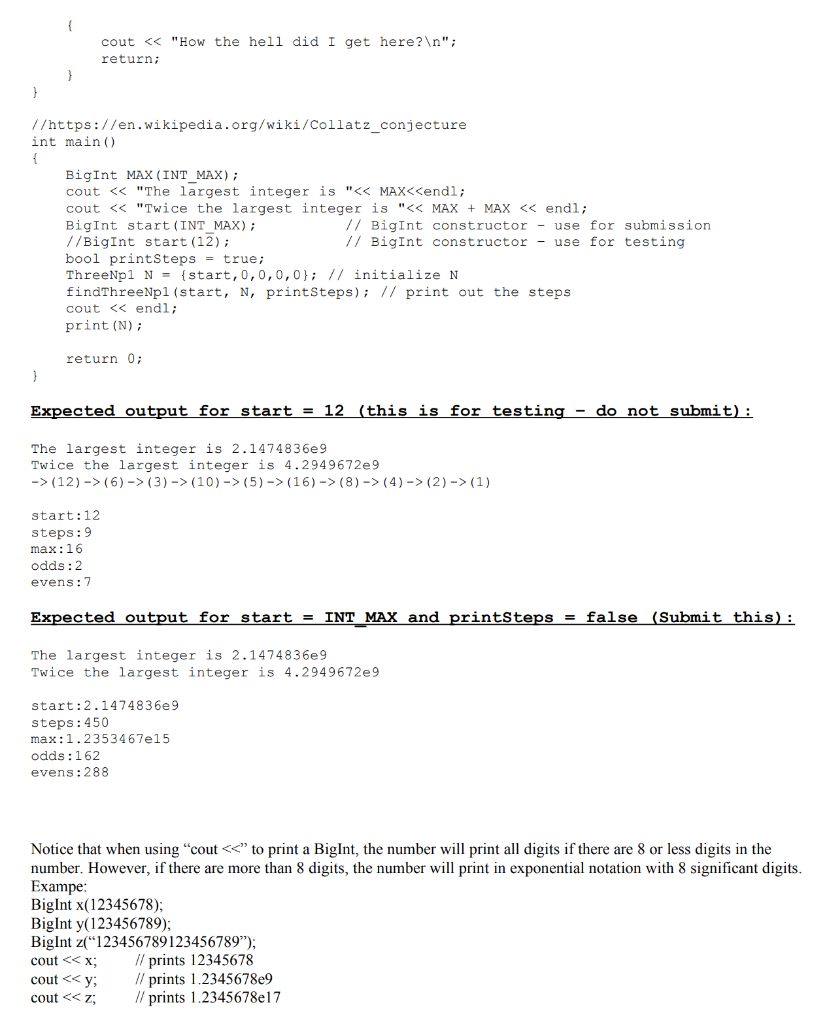 Solved The Collatz conjecture is one of the most famous | Chegg.com