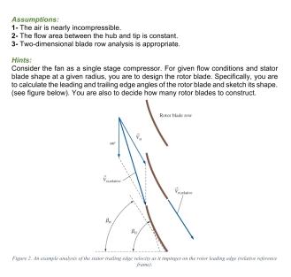 Solved Design of an Axial Flow Fan for a Wind Tunnel An | Chegg.com