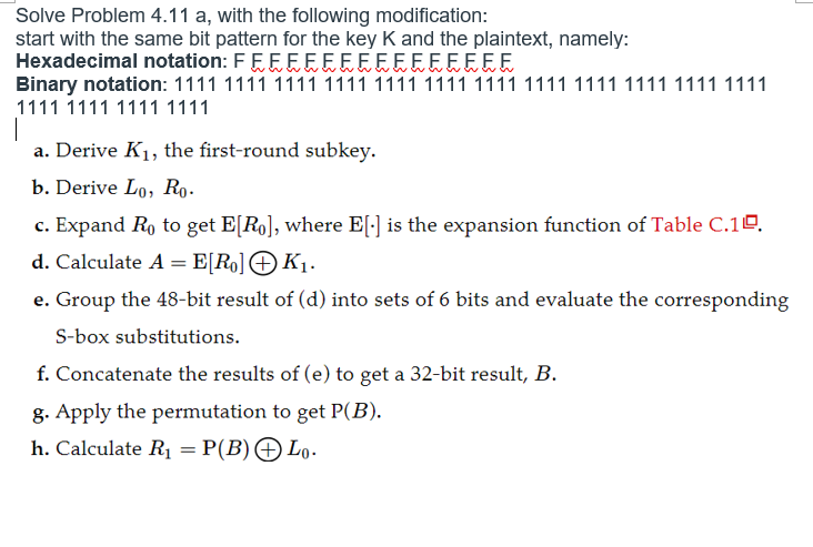 Solve Problem 4.11 a, with the following | Chegg.com