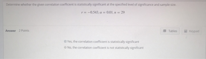 Solved Determine Whether The Given Correlation Coefficient