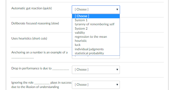 Solved Watch this first video: Thinking Fast and Slow by | Chegg.com