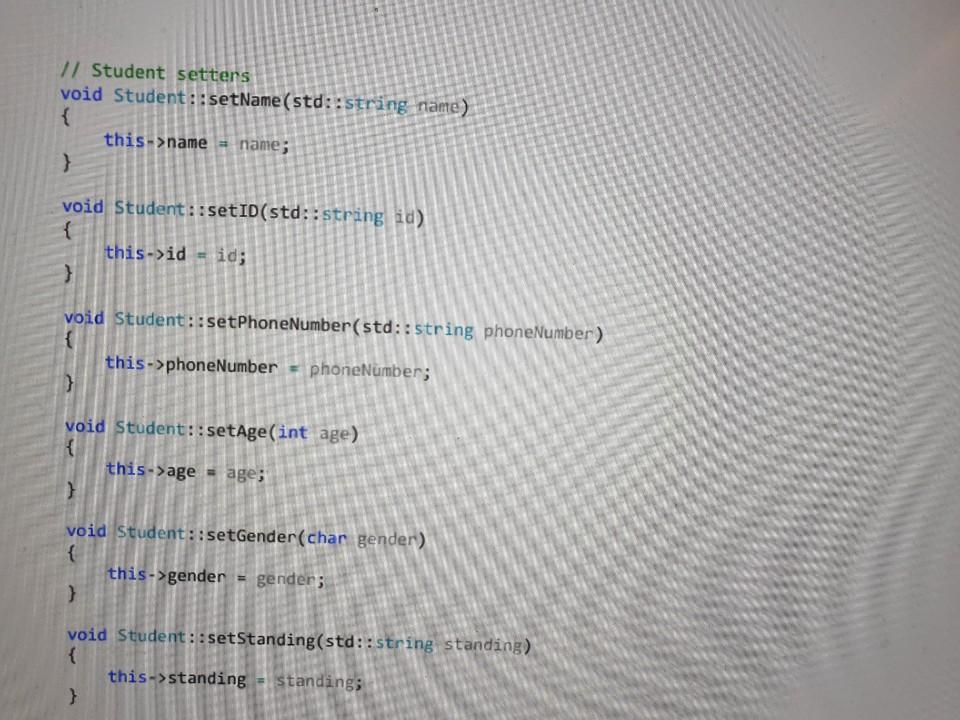 Highlig // Student.h #ifndef STUDENT_H #define | Chegg.com