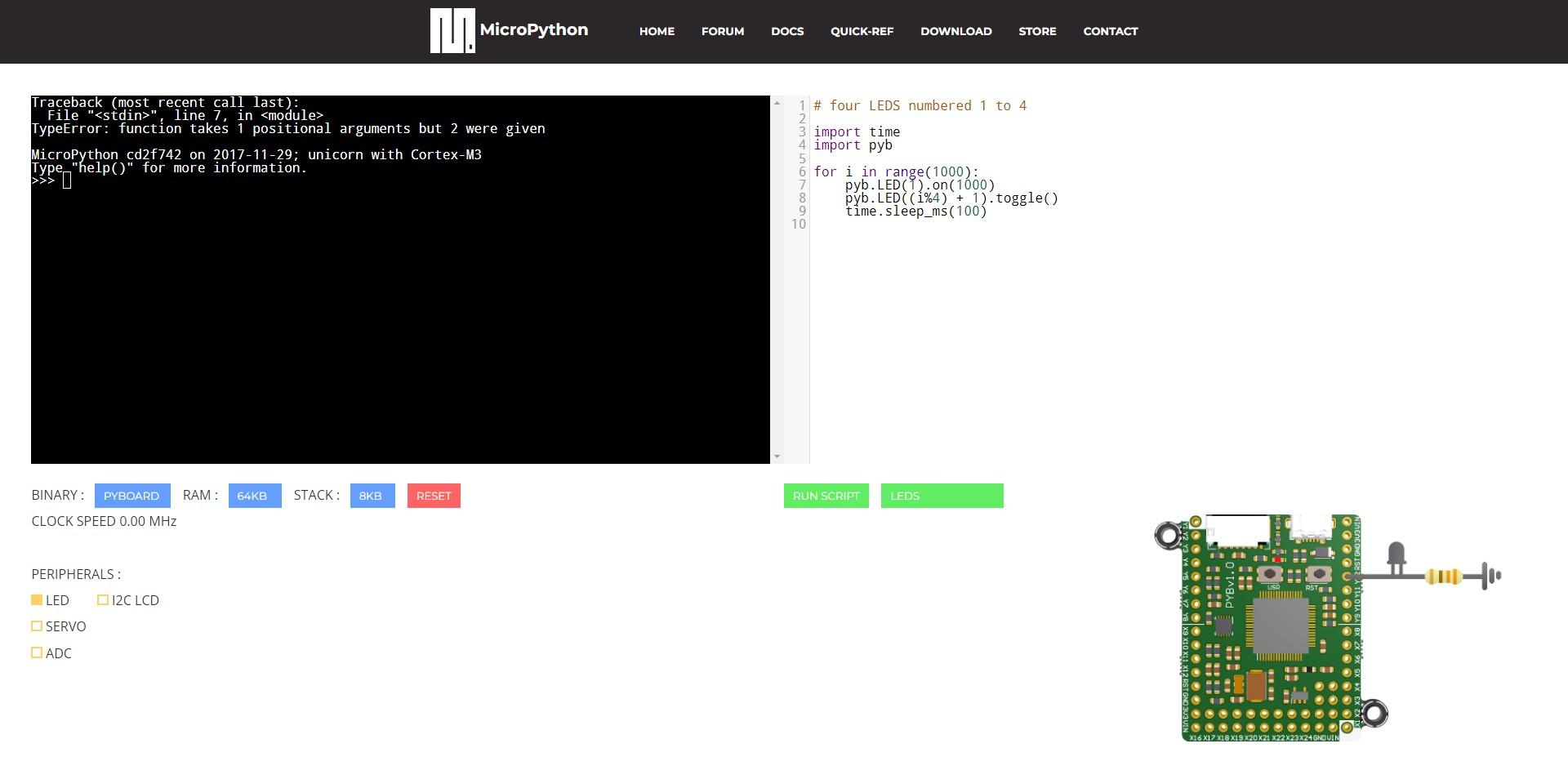 Solved Can anyone help me with the code on Micropython on | Chegg.com