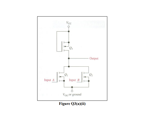 Question 3 All The Possible Logical Inputs Logical 