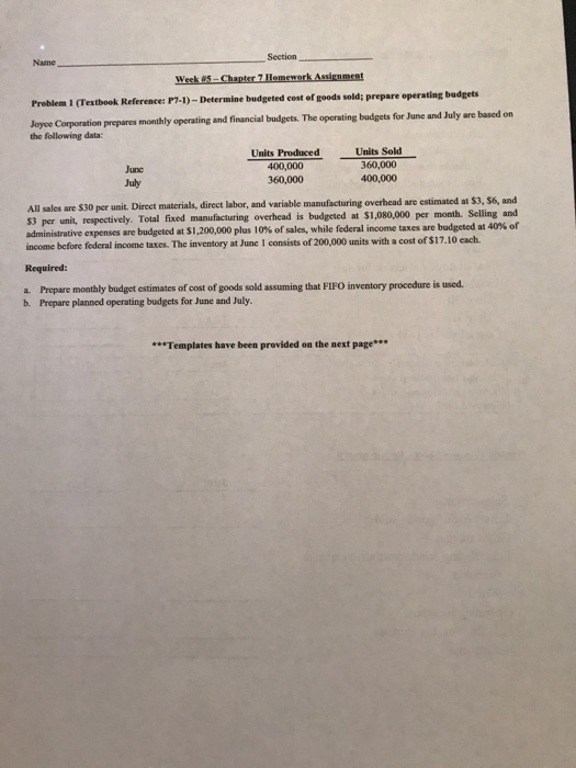Solved Section Name Problem 1 (Textbook Reference: P7-1)- | Chegg.com Solved Section Name Problem 1 (Textbook Reference: P7-1)- | Chegg.com
