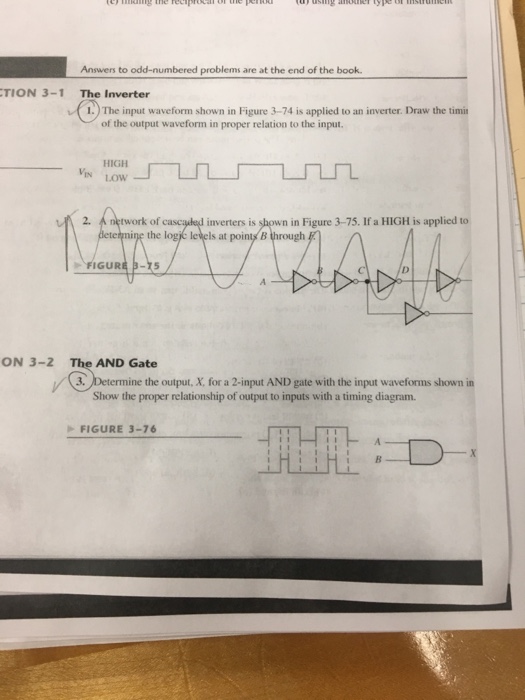 Solved The Input Waveform Shown In Figure 3 74 Is Applied To