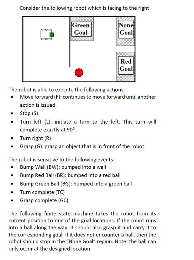 Solved Consider the following robot which is facing to the | Chegg.com