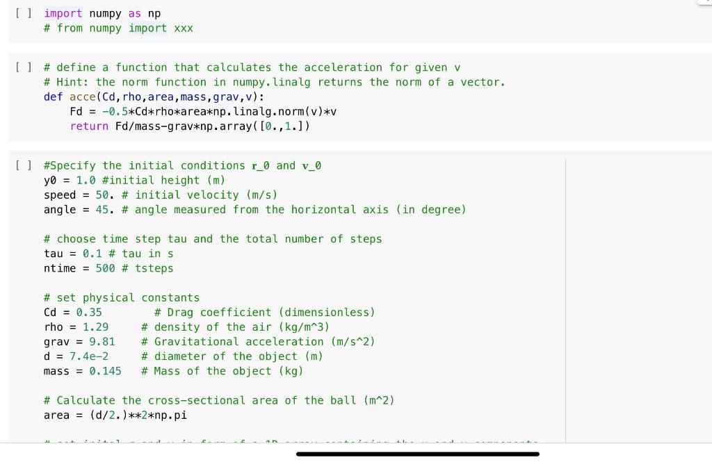 Solved Q1. Projectile motion [ 25 points] In Lecture 7 Ex.1, | Chegg.com