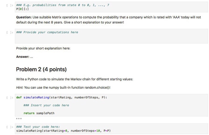 Python Homework 5: Financial Credit Rating | Chegg.com
