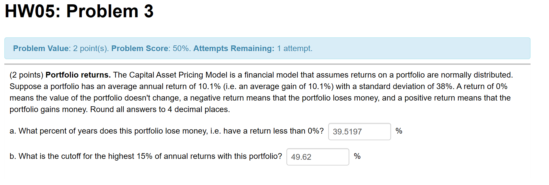 Solved HW05: Problem 3 Problem Value: 2 point(s). Problem | Chegg.com