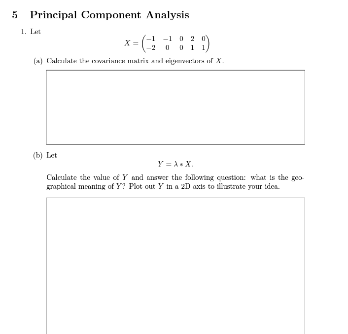 Solved 5 ﻿Principal Component | Chegg.com
