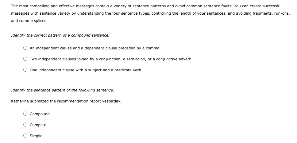 Solved The most compelling and effective messages contain a | Chegg.com