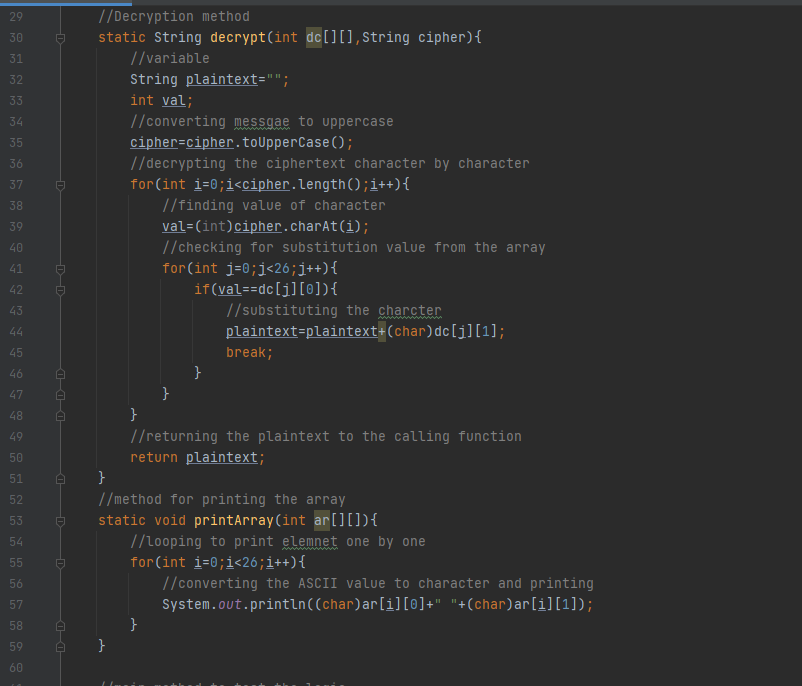 Solved Can you write this java encryption program in C++ | Chegg.com