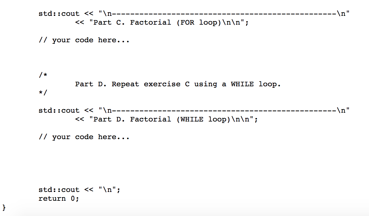 Solved This is an intro to C++ class, so the answer does not | Chegg.com