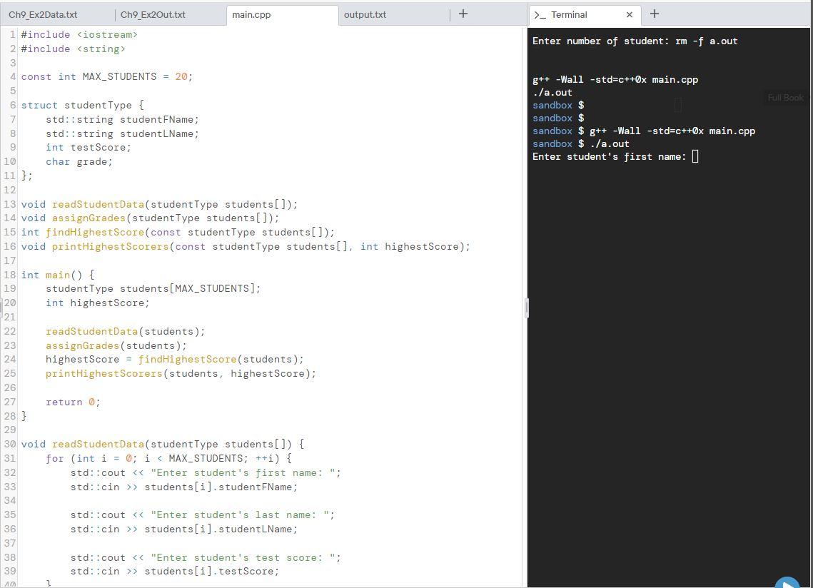 Solved I am needing the C++ code for all 3. Please | Chegg.com