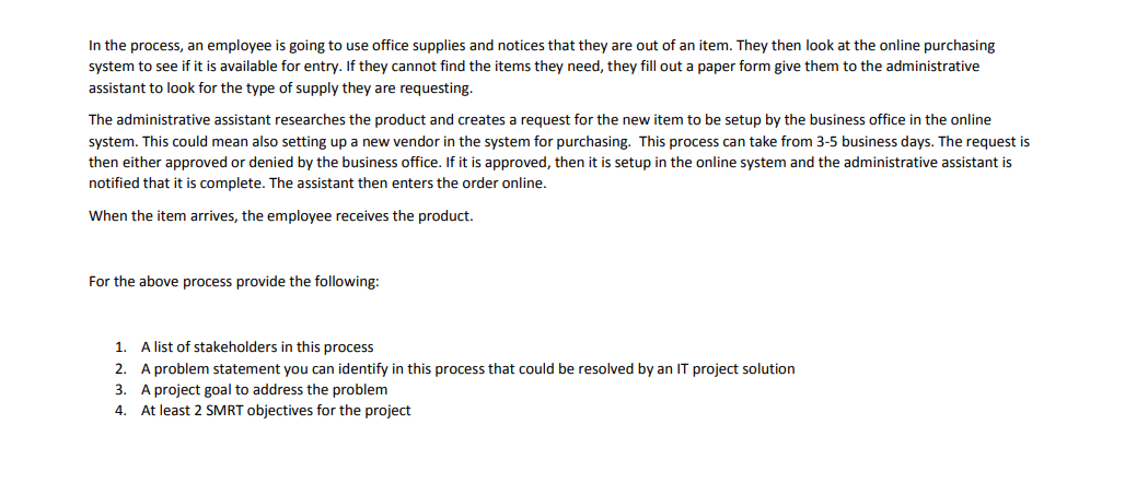 Solved The following diagram shows the process for a | Chegg.com