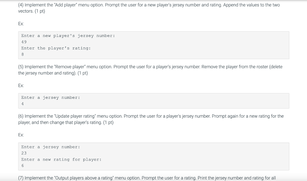 Solved 8.19 LAB*: Program: Soccer team roster (Dictionaries) | Chegg.com
