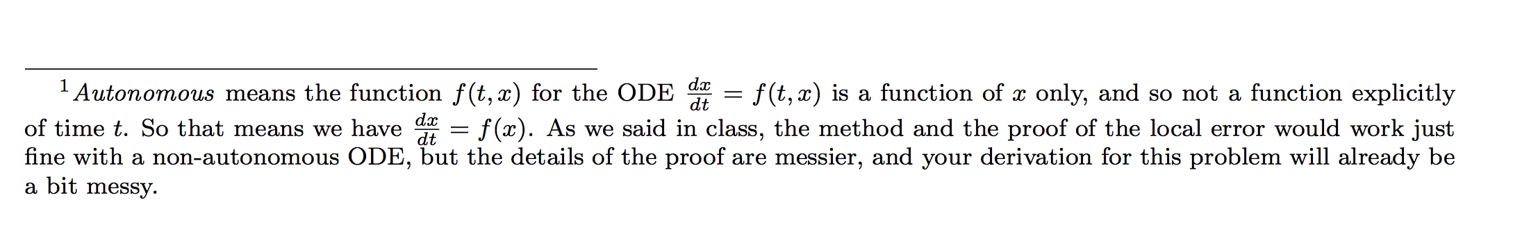 Solved 3. Consider the first order autonomous? ODE di= f(x). | Chegg.com