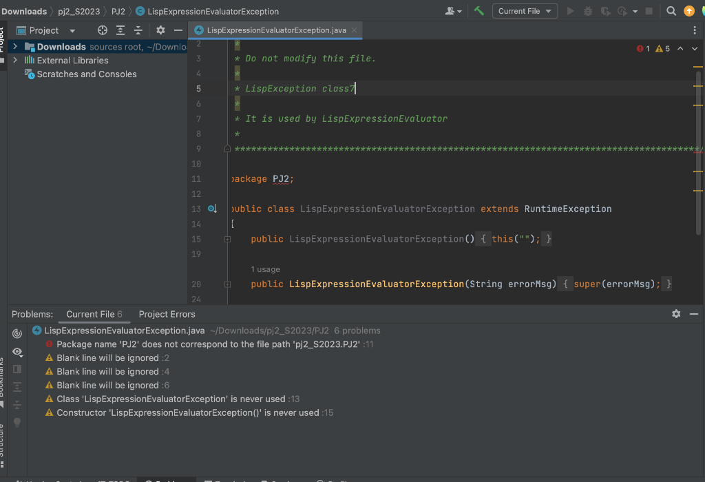 Solved Problems: Current File 6 Project Errors (b) (4) | Chegg.com