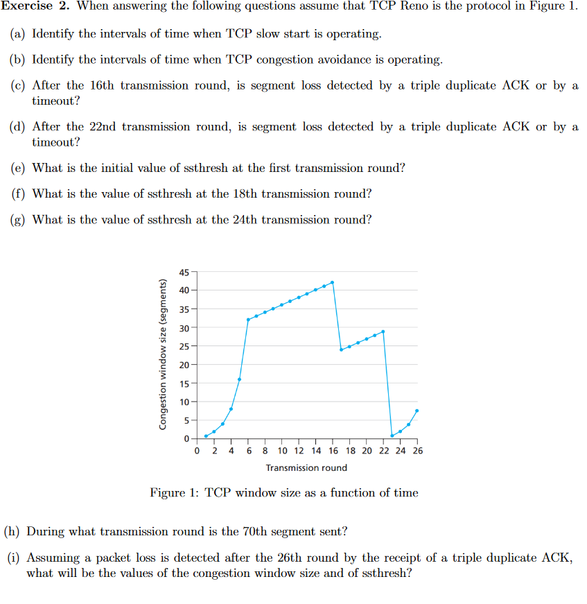 Solved Exercise 2. When answering the following questions | Chegg.com