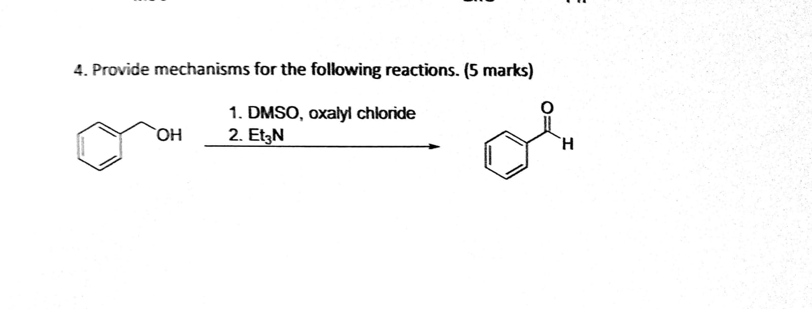 Solved 4. Provide mechanisms for the following reactions. (5 | Chegg.com