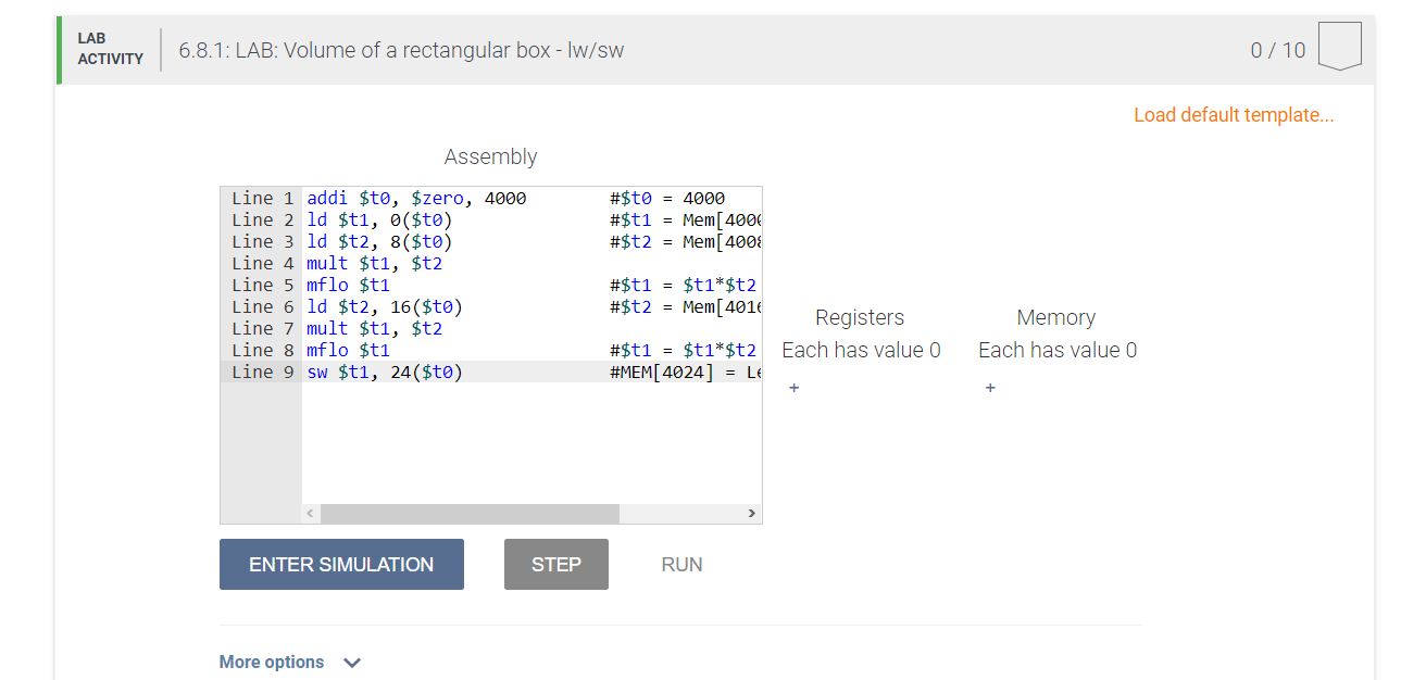Solved Hello I know you are supposed to initialize on the | Chegg.com