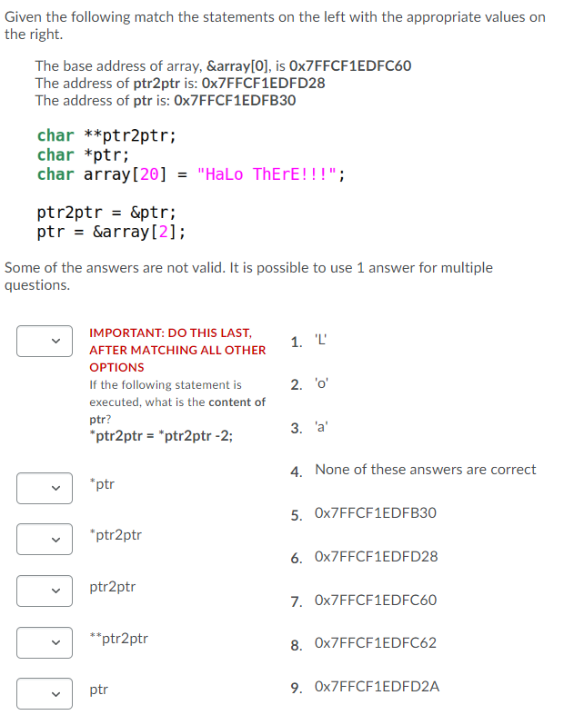 Solved Evaluate the following snippet of code. What value | Chegg.com