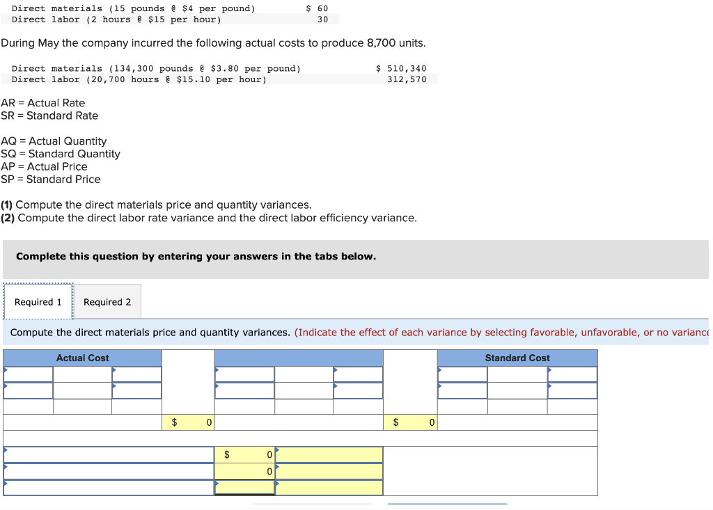 Solved Lucia Company has set the following standard cost per | Chegg.com Solved Lucia Company has set the following standard cost per | Chegg.com