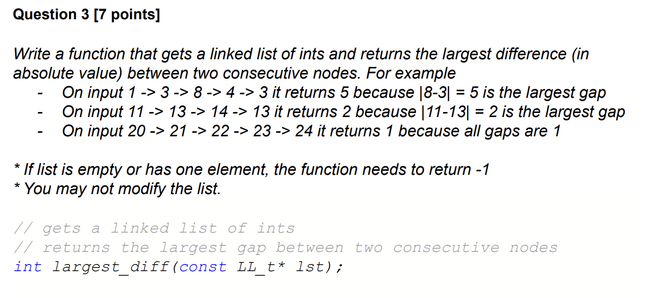 Solved (Language: C) Write a function that gets a | Chegg.com