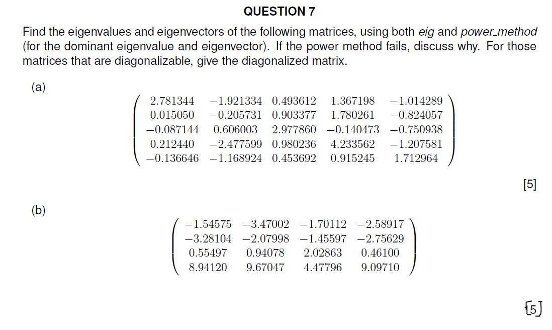 Solved Find the eigenvalues and eigenvectors of the | Chegg.com