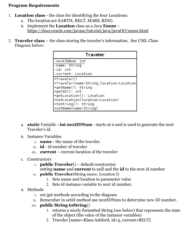 Solved In Java please…OverviewYou will be creating a the | Chegg.com