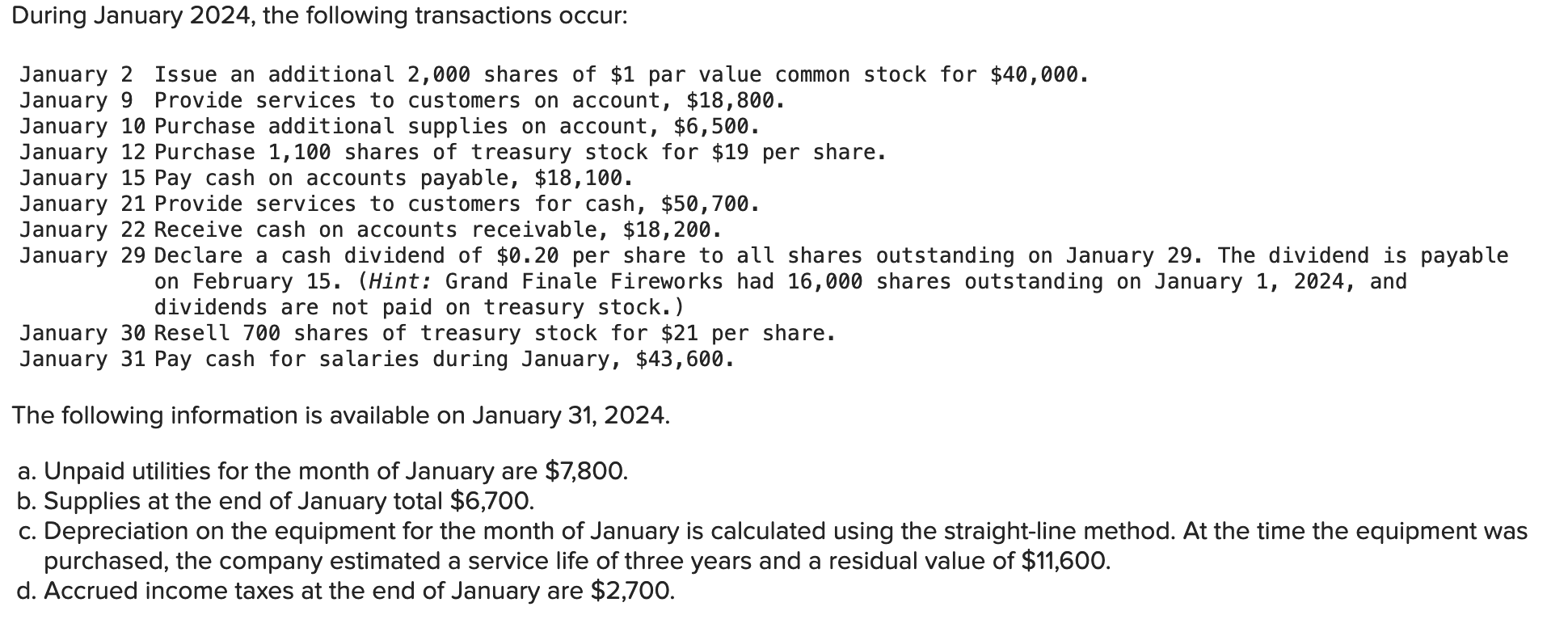 Solved If you could please explain how you got the answers | Chegg.com