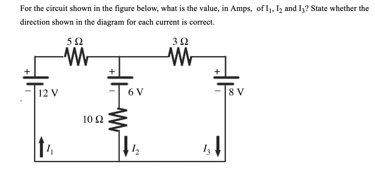 Solved For the circuit shown in the figure below, what is | Chegg.com