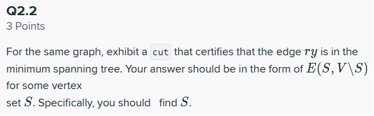 Solved Q2 5 Points Consider an undirected graph on 8 | Chegg.com