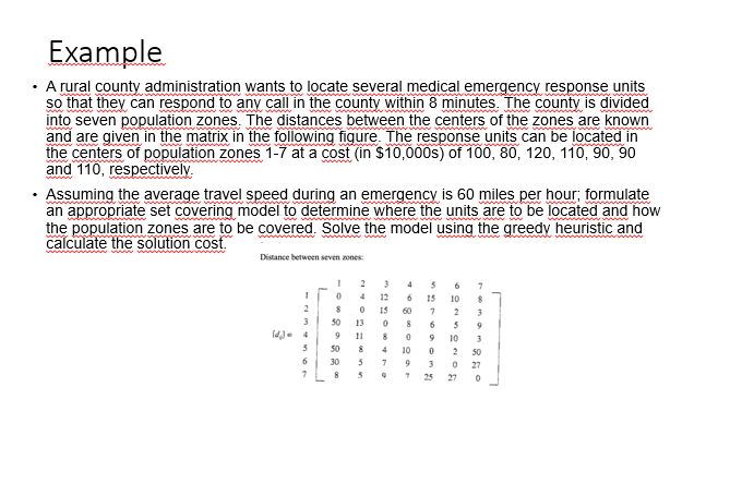 Solved Solve this set covering problem on Lingo. | Chegg.com