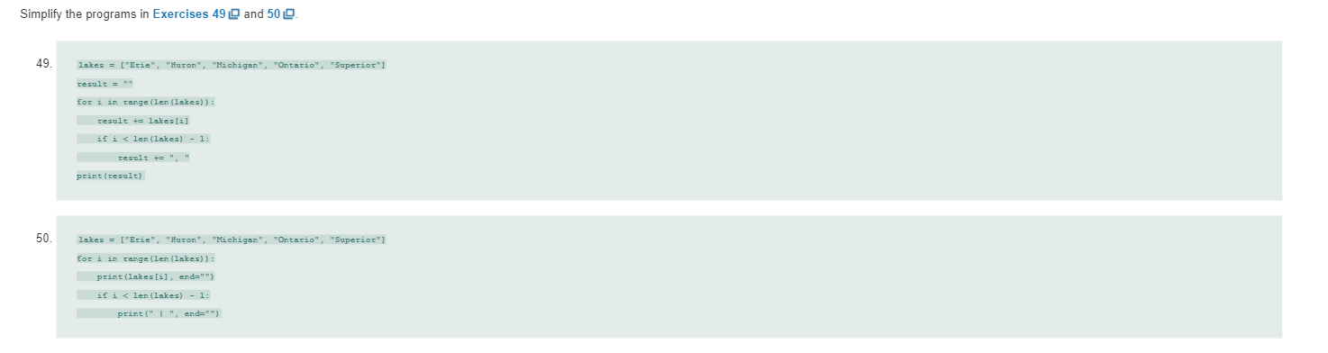 Solved Simplify the programs in Exercises 49 and 50 D 49. | Chegg.com