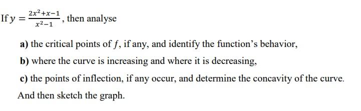 Solved Analyse maxima and minima of increasing and | Chegg.com