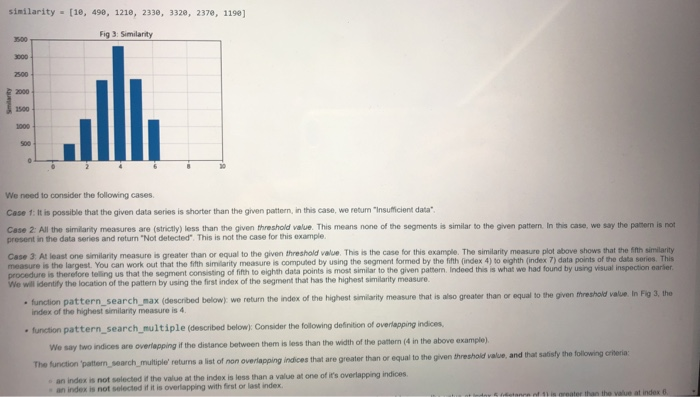 The pattern detection problem In this assignment, | Chegg.com