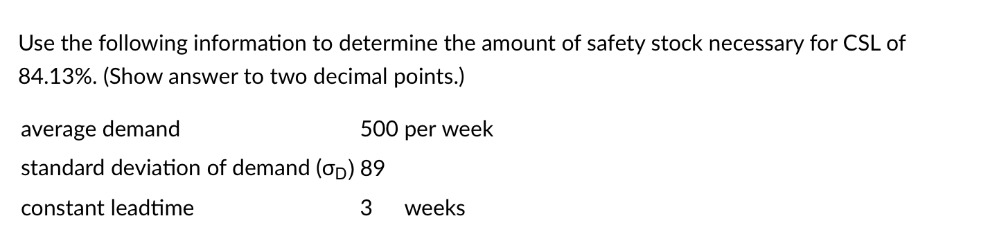 Use the following information to determine the amount | Chegg.com