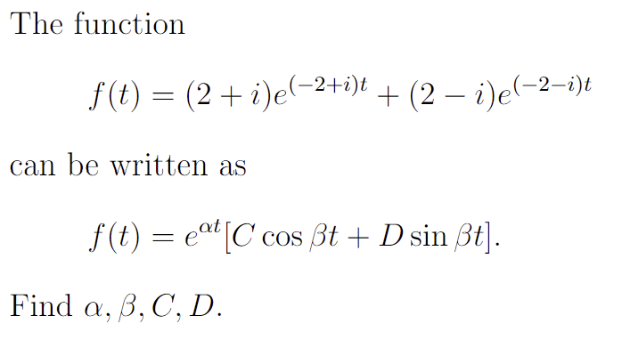 Solved [COMPLEX NUMBERS] ﻿The | Chegg.com