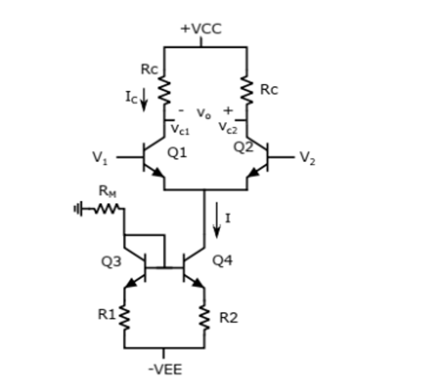 LM3046 transitor Determine the values of all | Chegg.com