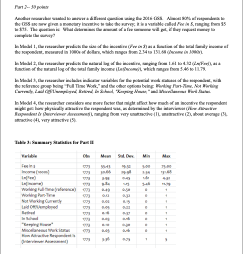 Using data from GSS 2016, a researcher wanted to | Chegg.com