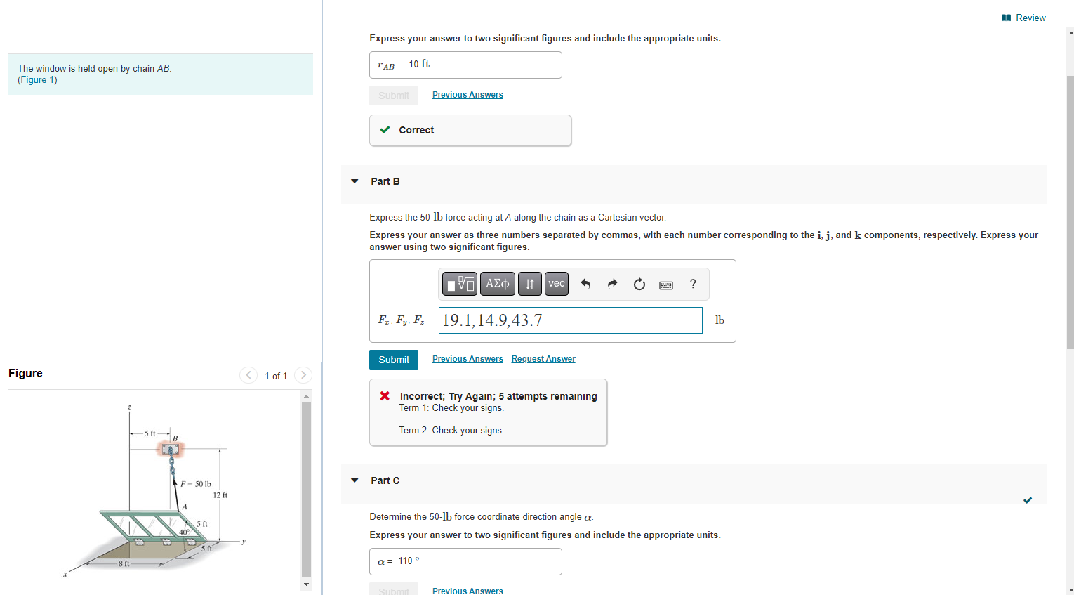 [Solved]: Express your answer to two significant figures a