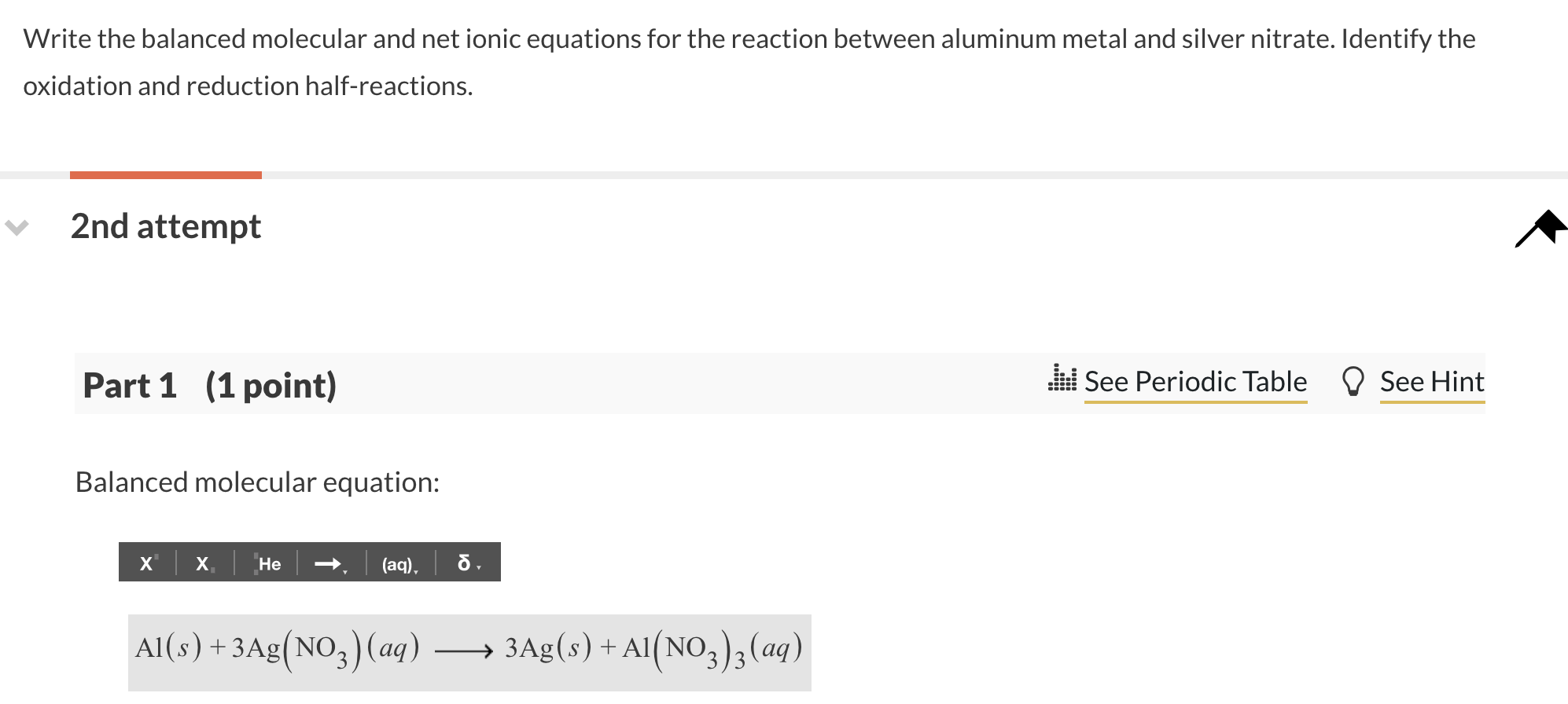 Solved Vrite the balanced molecular and net ionic equations | Chegg.com
