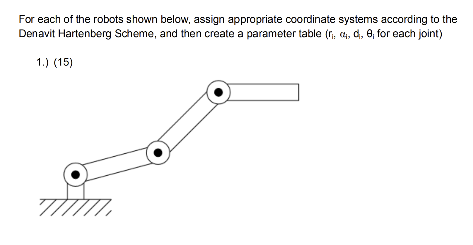 Solved For each of the robots shown below, assign | Chegg.com