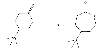 Solved 4-tert-butyl-cyclohexanone reacts with m-CPBA to form | Chegg.com