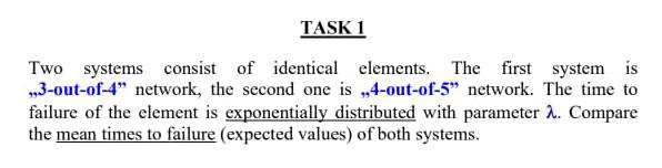Solved Two systems consist of identical elements. The first | Chegg.com