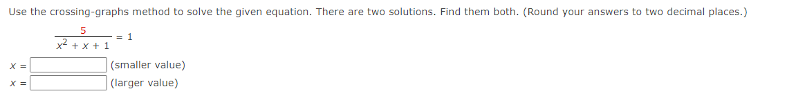 Solved Use the crossing-graphs method to solve the given | Chegg.com