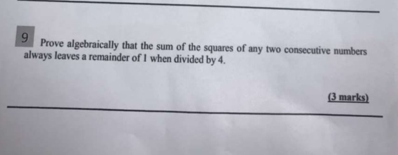 Solved Prove algebraically that the sum of the squares of | Chegg.com