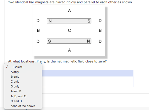 Solved Two identical bar magnets are placed rigidly and | Chegg.com